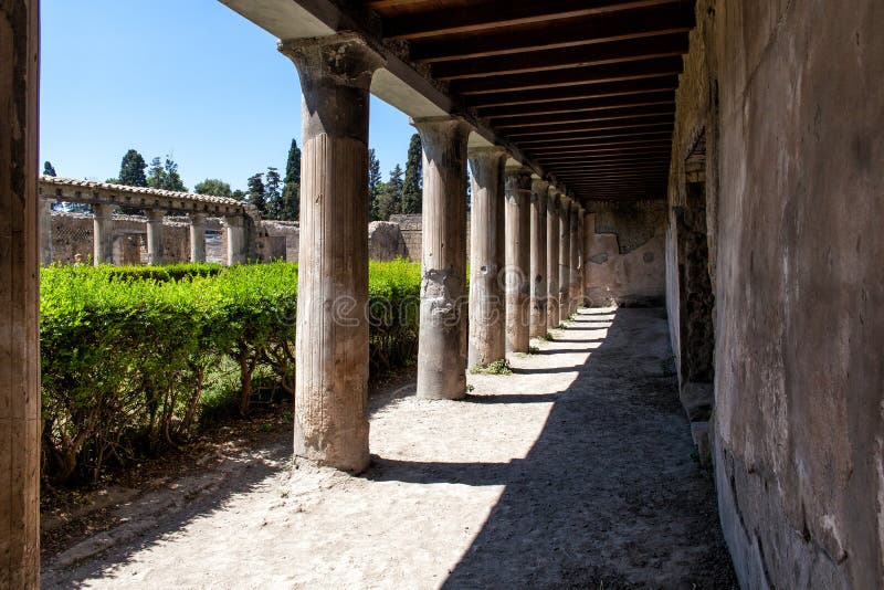 Archeology Area of Ercolano Stock Image - Image of tourist, ercolano ...