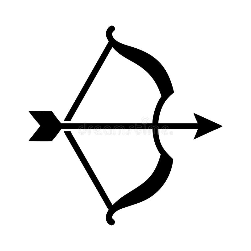 An Archer Bow Vector is a Simplified, Graphic Representation of a Bow ...