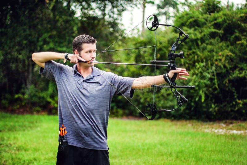 Field archery stock photo. Image of achievement, shoot - 16436842