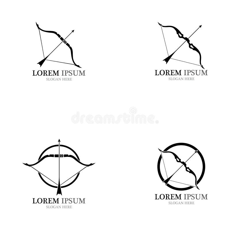 Archer Logo and Symbol Design Inspiration Stock Vector - Illustration ...
