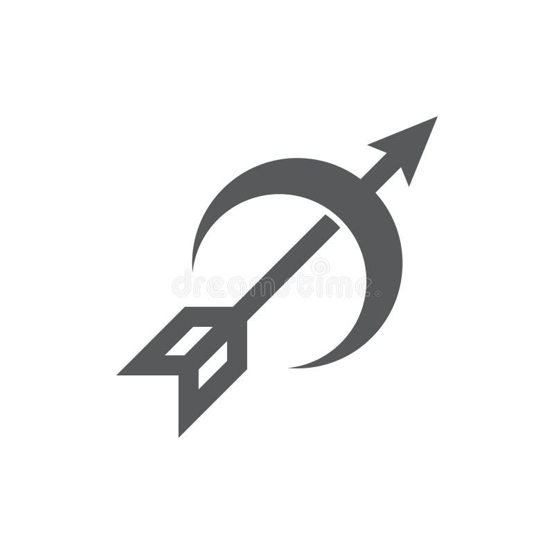 Archer Logo Template Icon stock illustration. Illustration of helmet ...