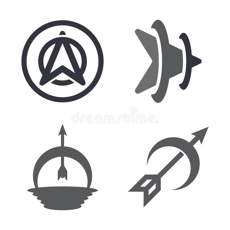 Archer Logo template stock vector. Illustration of hunter - 311256069