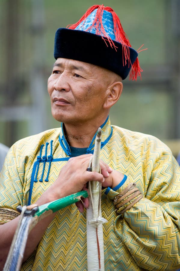 Uomo mongolo anziano immagine stock editoriale. Immagine di turismo ...