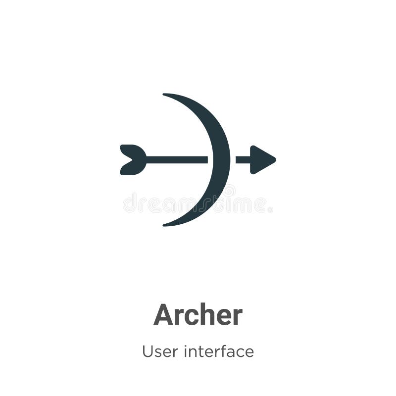 Archer Icon in Filled, Thin Line, Outline and Stroke Style. Vector ...