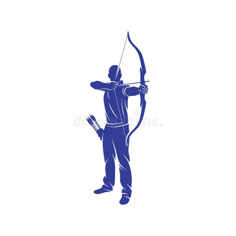 Archer Vector Illustration Design. Archer Silhouette Stock Vector ...