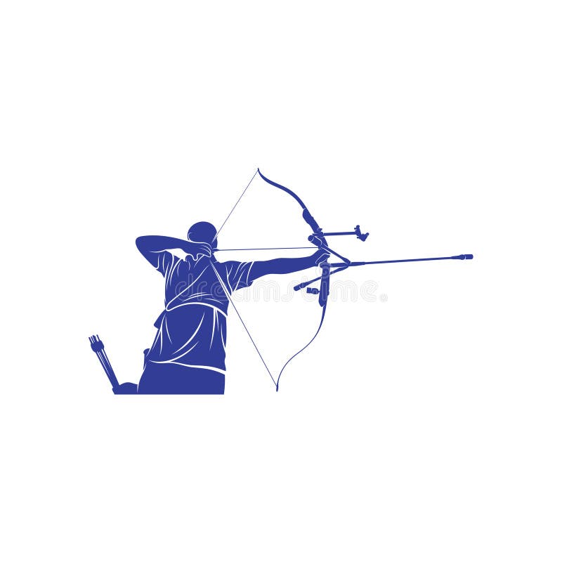 Archer Vector Illustration Design. Archer Silhouette Stock Vector ...