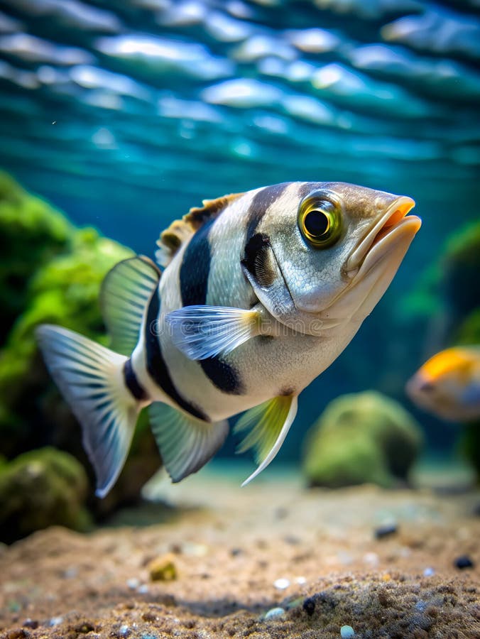 Archerfish Fish Laughs Beach Stock Illustration - Illustration of ...
