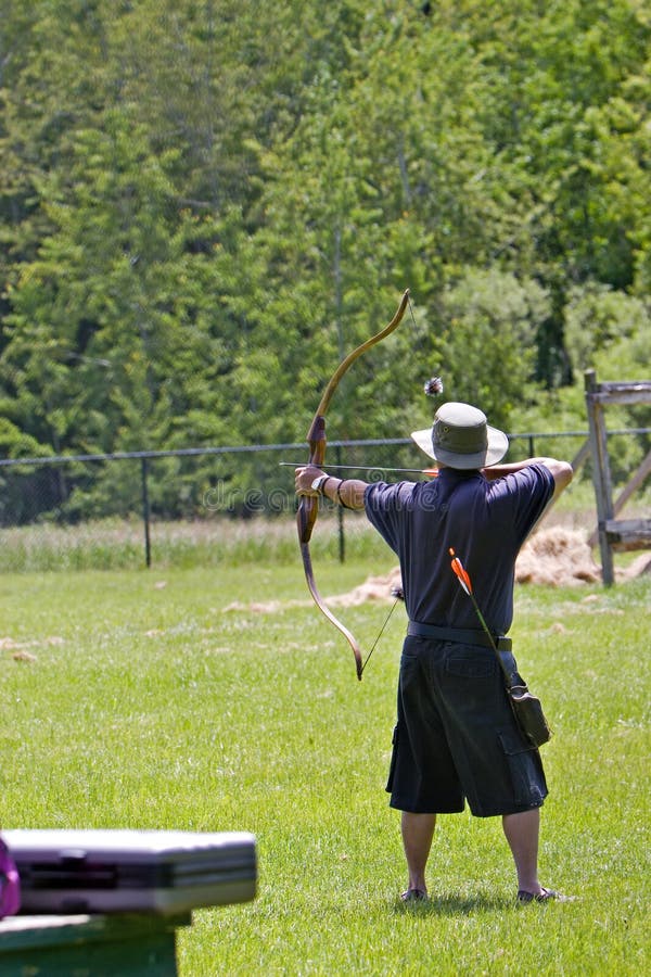 Archery stock photo. Image of grass, trees, green, shooting - 2119066