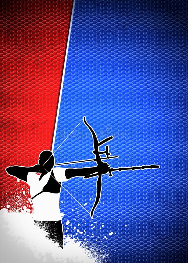 Archery background stock illustration. Illustration of paint - 43444270