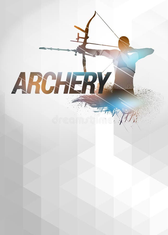 Archery background stock vector. Illustration of recreation - 28019000