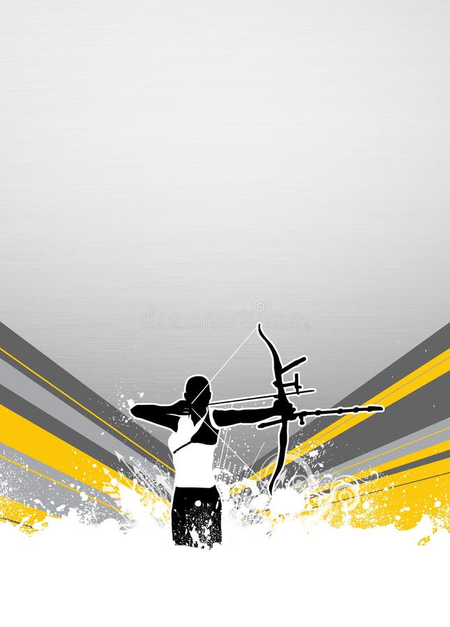 Archery background stock illustration. Illustration of paint - 43444270