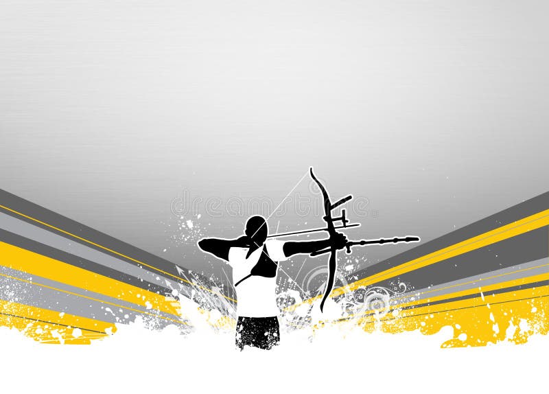 Archery background stock vector. Illustration of recreation - 28019000