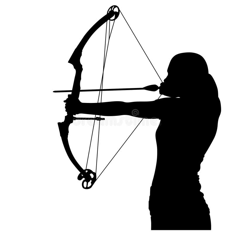 Archery Silhouette Stock Illustrations – 5,379 Archery Silhouette Stock Illustrations, Vectors ...