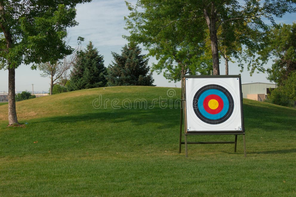 Archery Competition Target stock photo. Image of world - 56428992