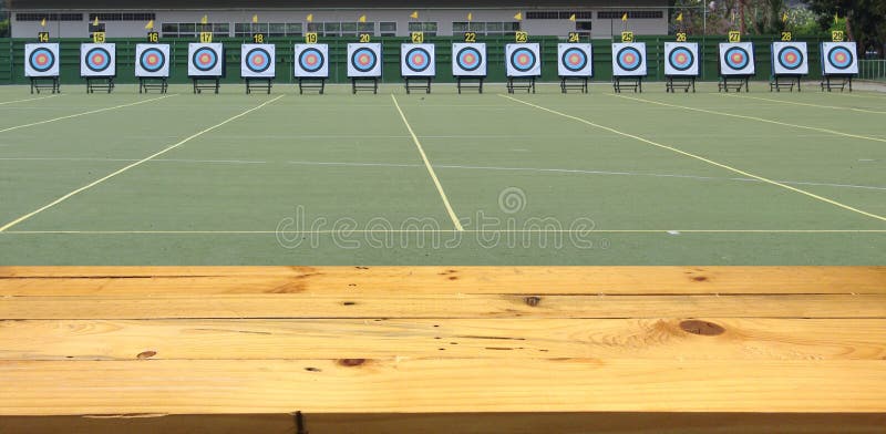 Archery field stock photo. Image of noentry, noticeboard - 58321602