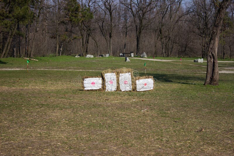 Archery shooting target stock image. Image of archery - 51884773