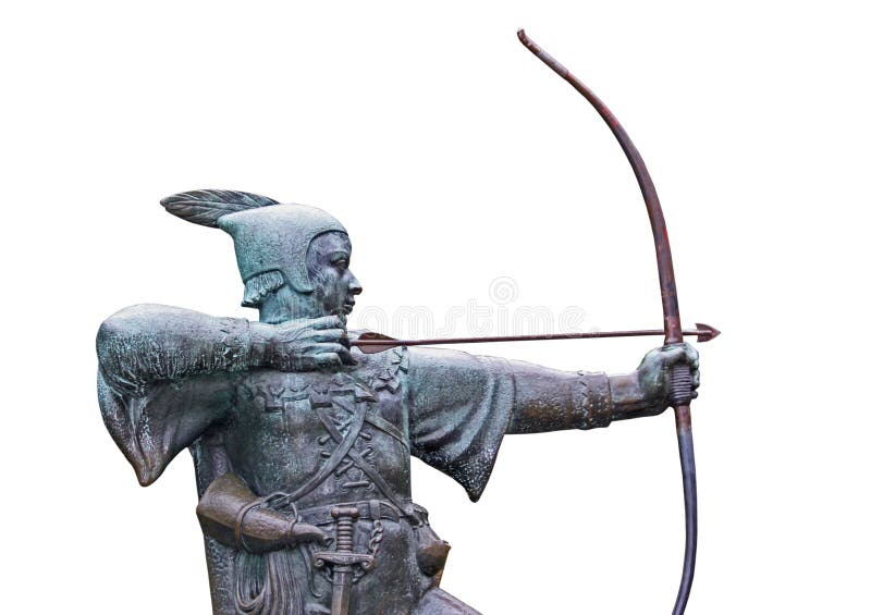 Archery Statue stock photo. Image of artist, outlaw, artwork - 13472628