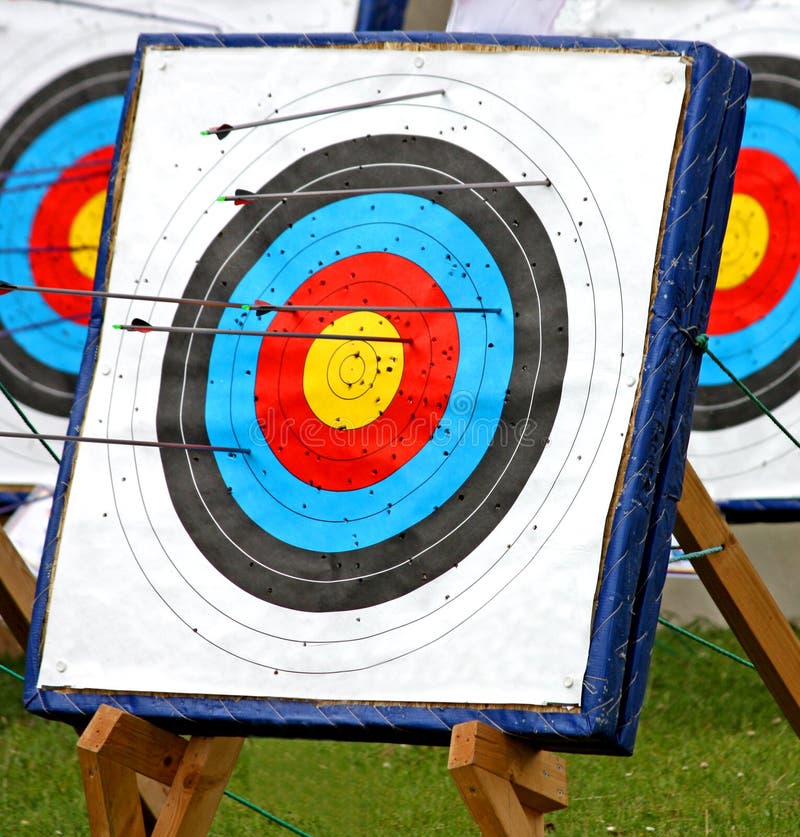 Archery Target. stock photo. Image of archery, shoot - 20424476