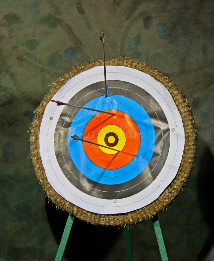 Archery Target. stock image. Image of face, bullseye - 22282697