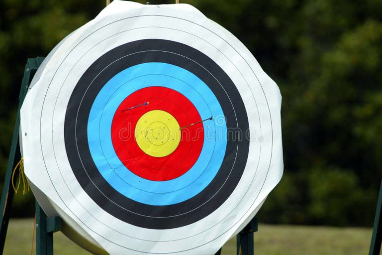 Archery Target 53 stock photo. Image of sport, yellow - 2389788
