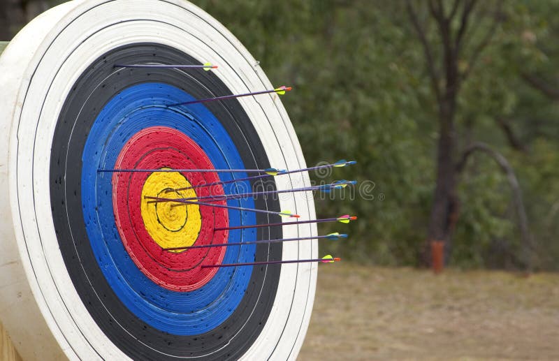 Archery targets stock photo. Image of sport, target, concentric - 9711736