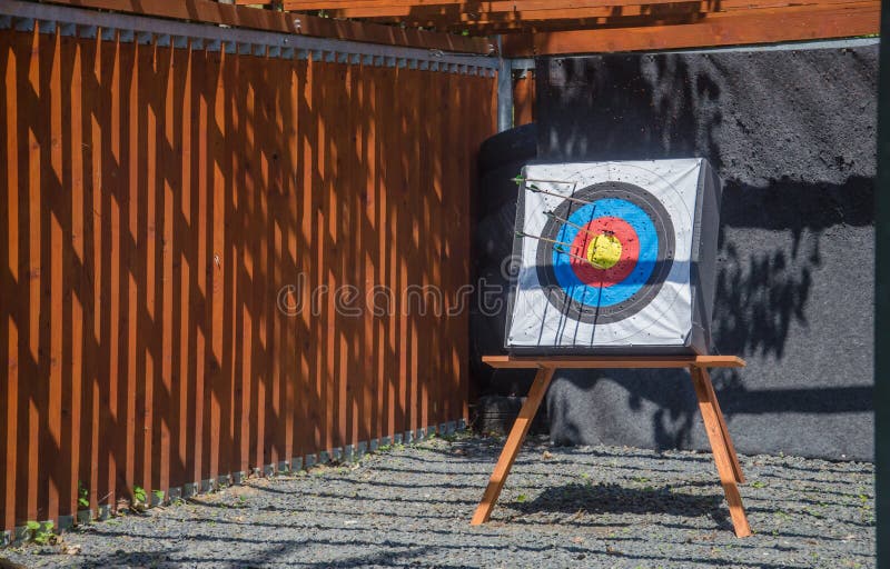 Archery target with arrows stock photo. Image of challenge - 94148450 Archery target with arrows stock photo. Image of challenge - 94148450