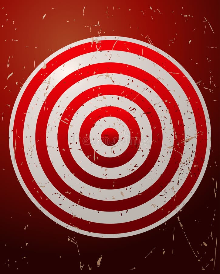 Archery Target Board. stock vector. Illustration of competition - 69884894