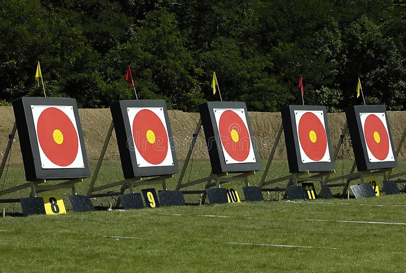 Archery targets stock photo. Image of games, olympic - 23411798