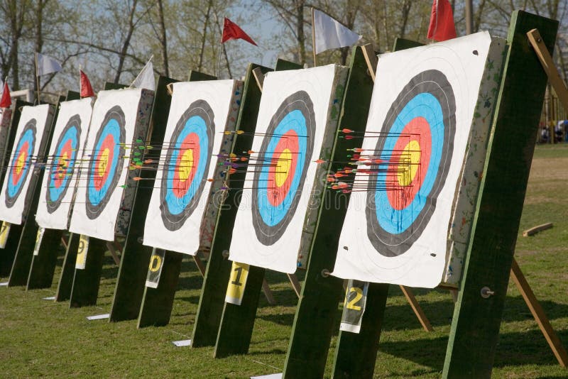 Archery Targets stock photo. Image of point, centre, game - 9322674