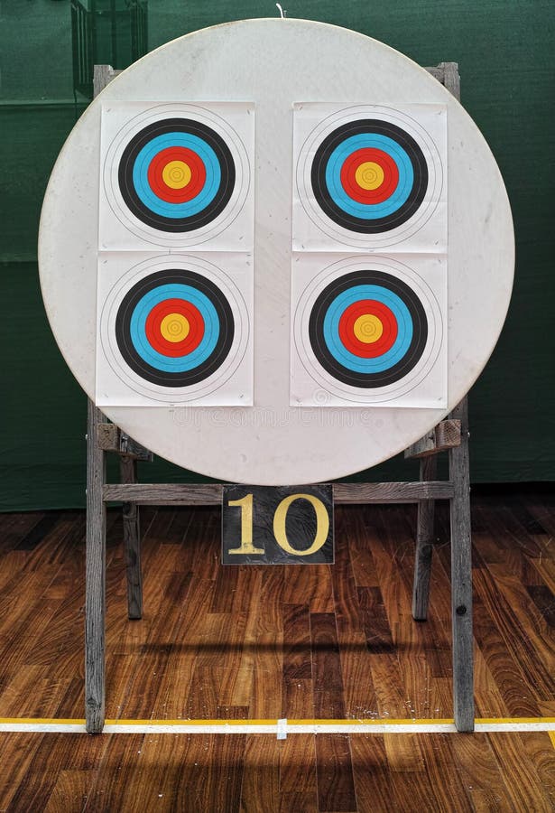 Archery Targets And Number 10 Stock Image - Image of group, outdoor ...