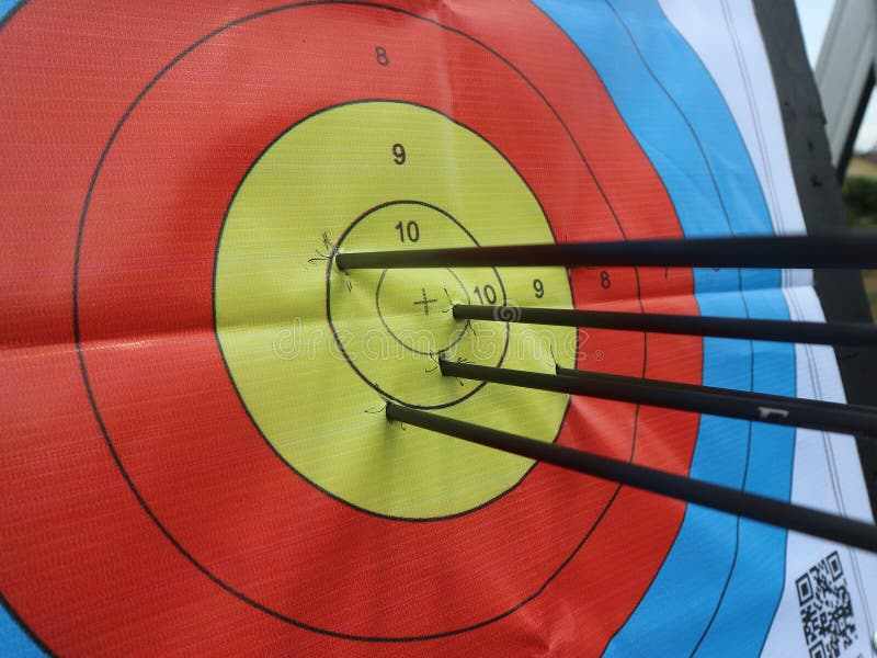 Archery Targets with a Value of Nine and Ten. Target Precision in the ...