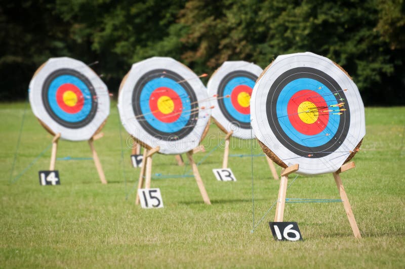 Archery Shooting Target stock photo. Image of target - 23649924