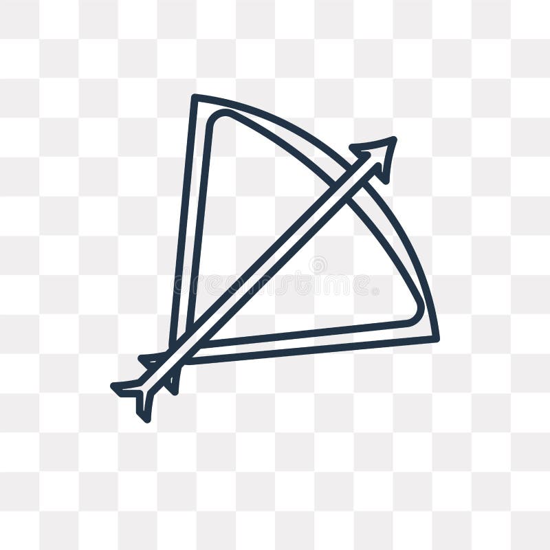 Archery Vector Icon Isolated on Transparent Background, Archery Stock ...
