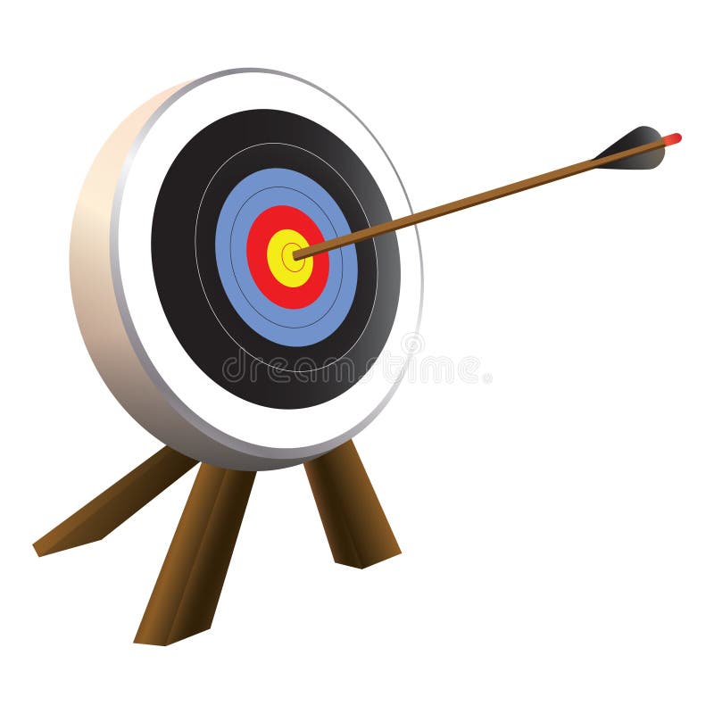Archery. Vector Illustration Decorative Design Stock Vector ...