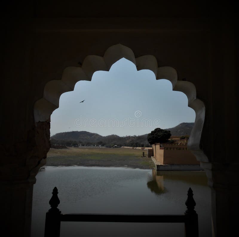 Arches , Amber Fort , Jaipur Stock Image - Image of cusps, architecture ...