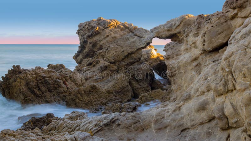 Arches on the Beach stock footage. Video of beach, dusk - 77403358