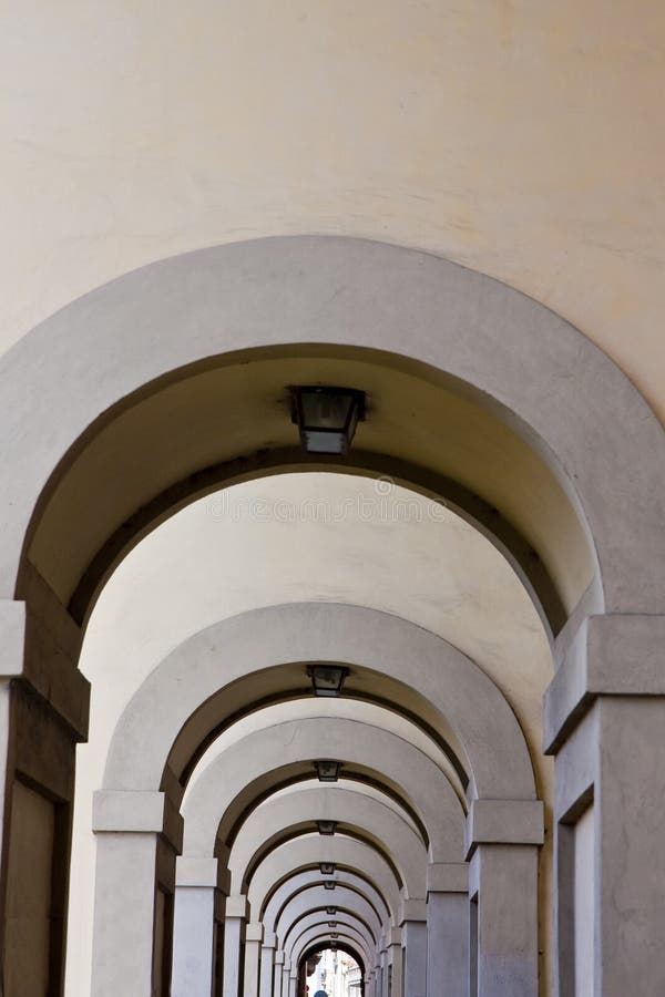 Neoclassical Arches at the Los Angeles City Hall Stock Image - Image of ...