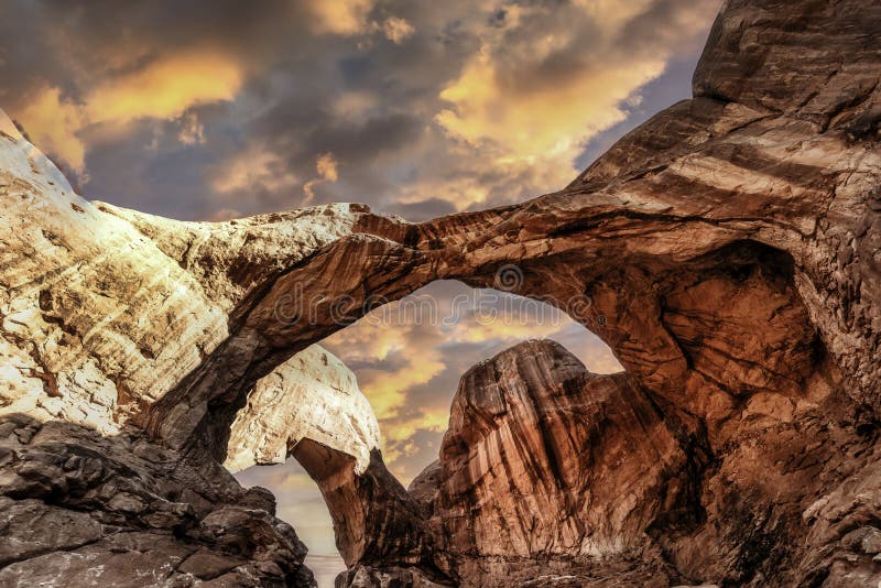 Arches National park stock photo. Image of panorama - 221521230