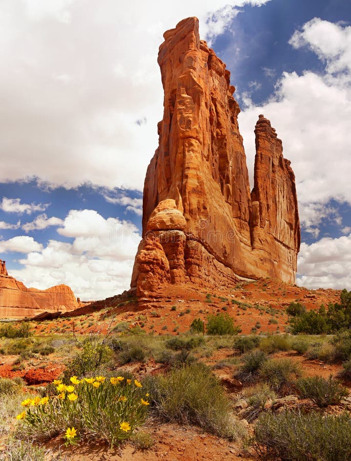 Arches National Park, Moab Utah Stock Photo - Image of trail, tour ...