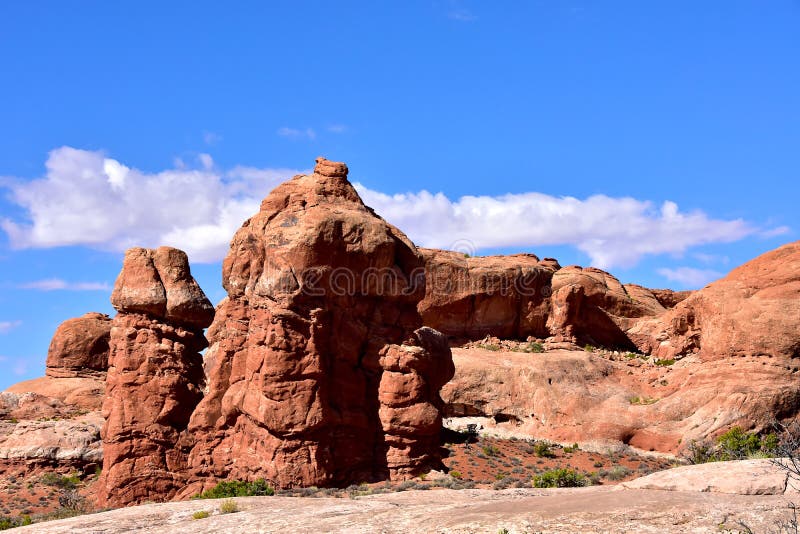 Red Rocks Arches National Park, Utah Stock Photo - Image of rock ...