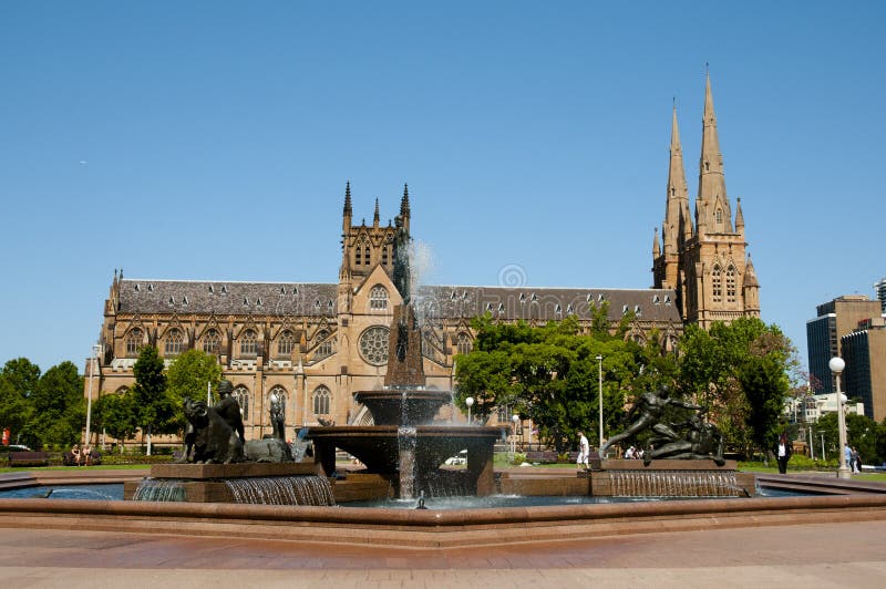 Archibald Fountain - Sydney - Australia Editorial Stock Image - Image ...
