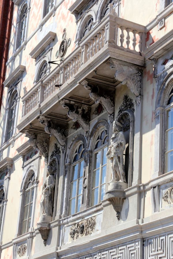 Archicture of Trieste, Italy Stock Photo - Image of ancient, facade ...