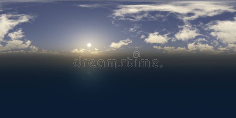 Archipelago, Sea Bay, HDRI, Stock Illustration - Illustration of ocean ...