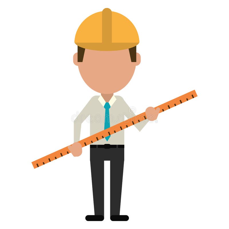 Man Holding Ruler Stock Illustrations – 386 Man Holding Ruler Stock ...