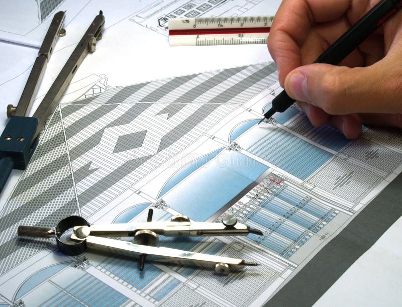 Architech stock photo. Image of architect, backdrop, blueprint - 42168376