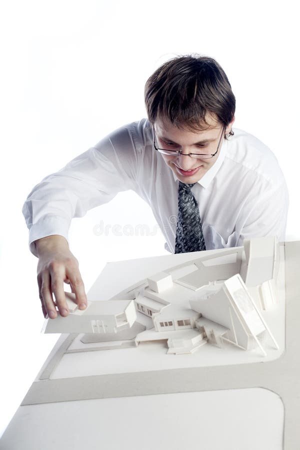 Architect stock image. Image of isolated, architectural - 12610713