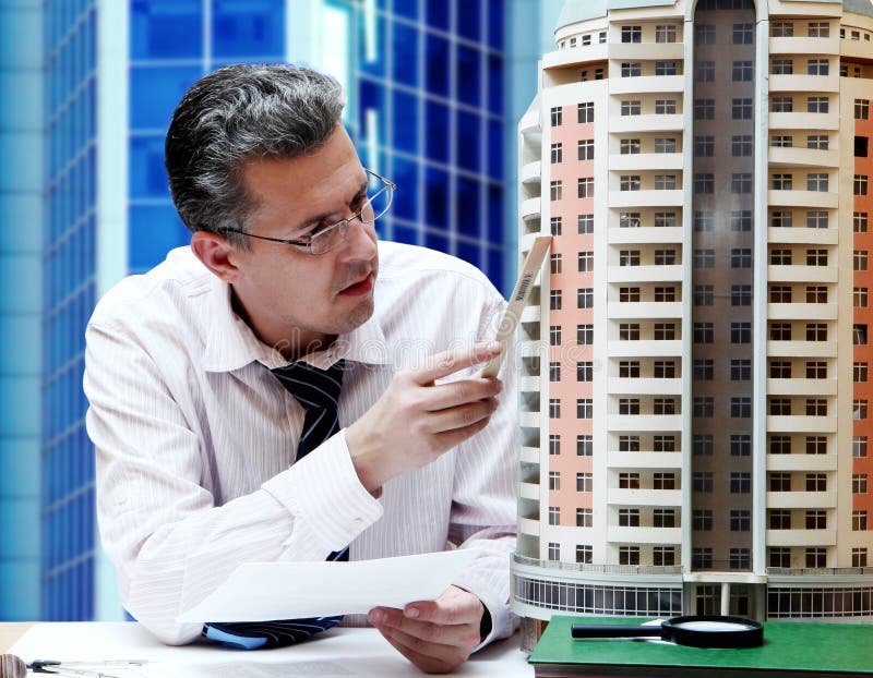 Architect at work stock image. Image of professional - 17354895