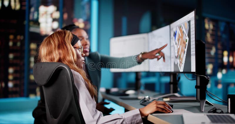 Architect Analyzing House Floor Plan for Property Renovation Project ...