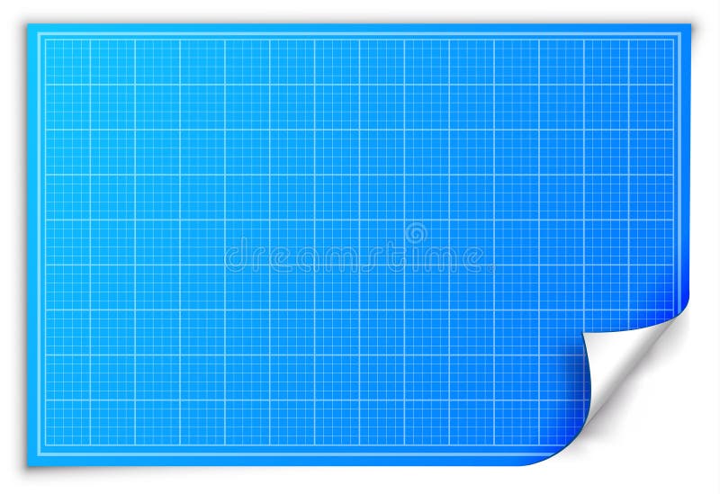 Architect Blueprint Paper Background Concept. Stock Vector ...