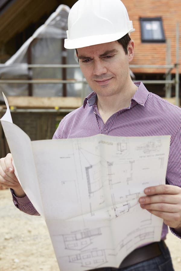 Architect on Building Site Using Digital Tablet Stock Image - Image of ... Architect on Building Site Using Digital Tablet Stock Image - Image of ...